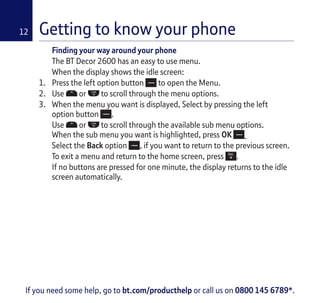 BT Decor 2600 Corded Phone Advanced Call Blocker | PPT