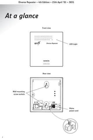 Bt diverse repeater User Guide from Telephones Online www ...