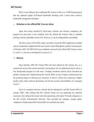 Bit torrent documentation | PDF