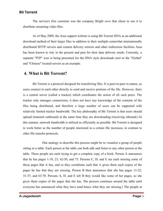 Bit torrent documentation | PDF
