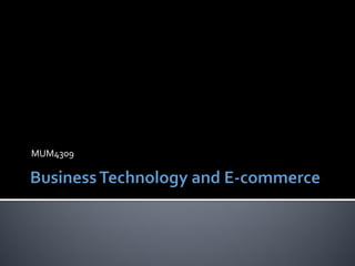 BTE - Lecture 00 - Course Introduction | PDF