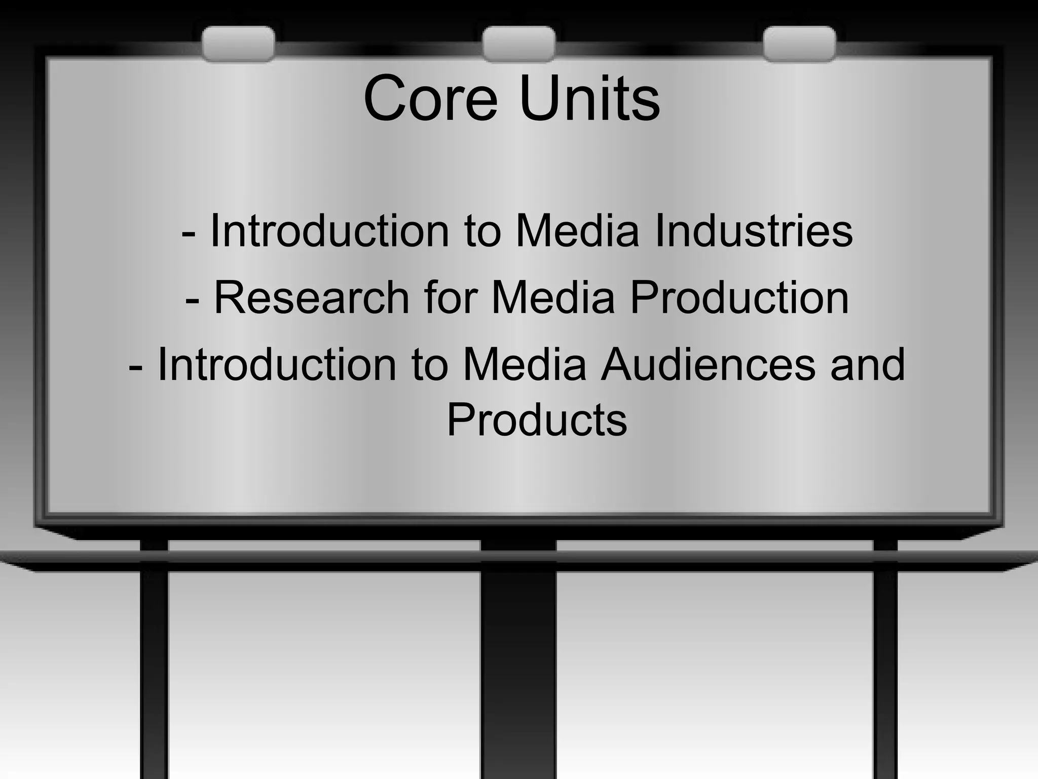 Media Studies BTEC Overview | PPT