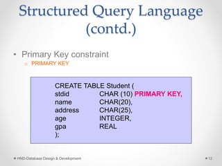 BTEC- HND In Computing-Creating Table_Week6.pptx