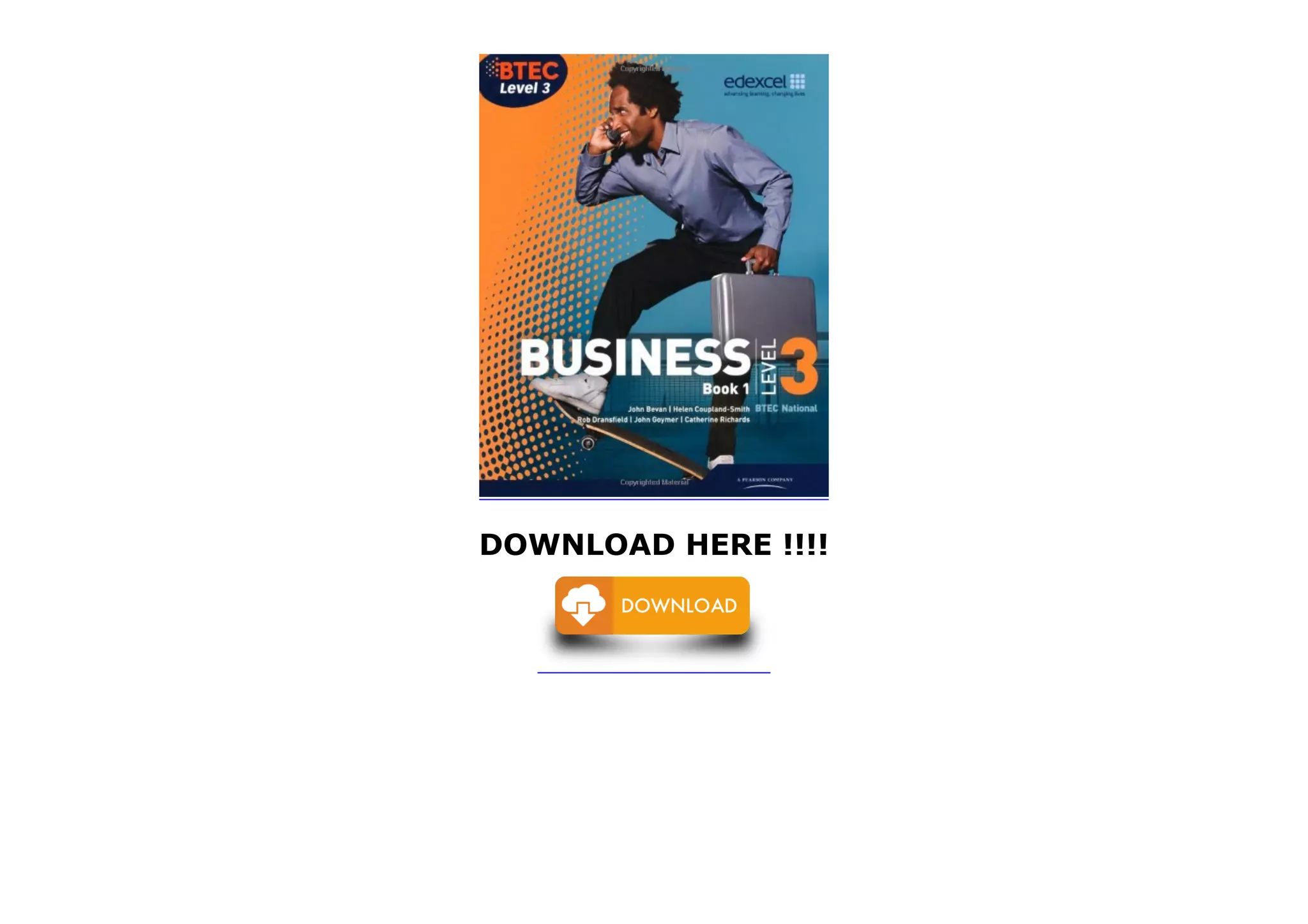 BTEC Level 3 National Business Student Book 1 (Level 3 BTEC National ...