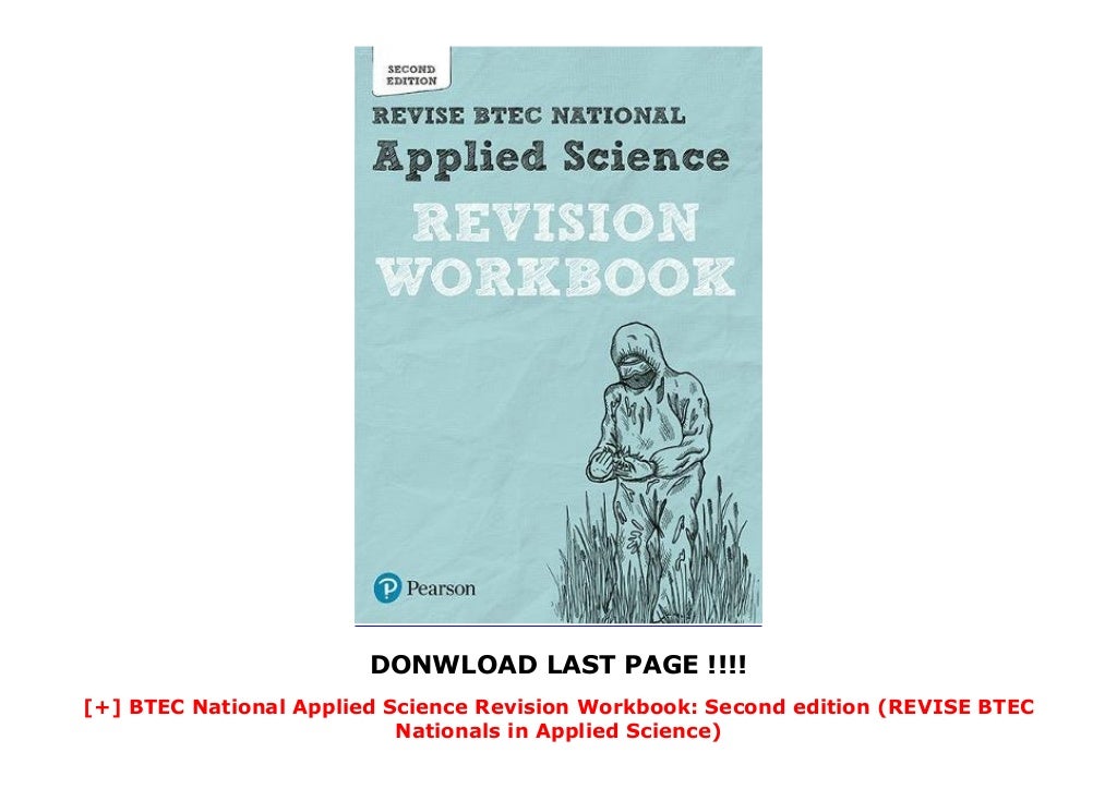 BTEC National Applied Science Revision Workbook: Second edition …
