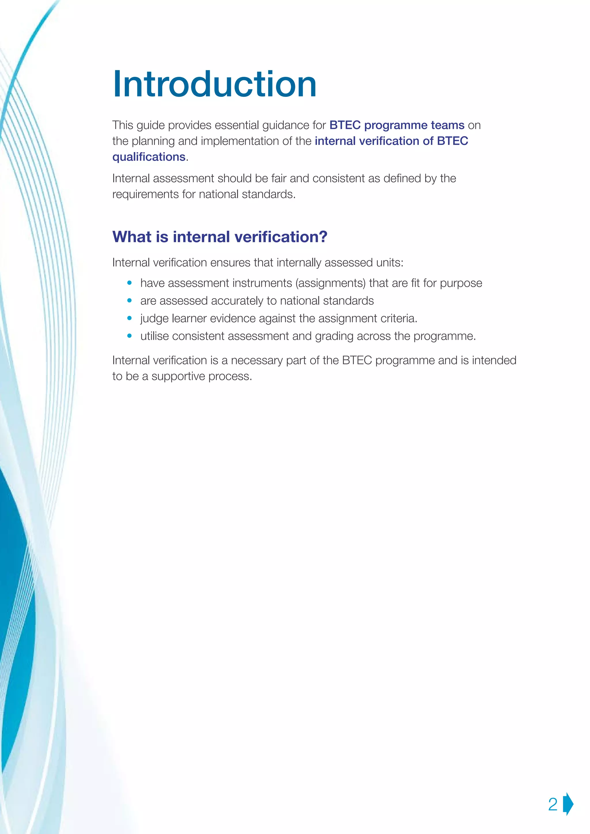 Btec centre guide_to_internal_verification | PDF