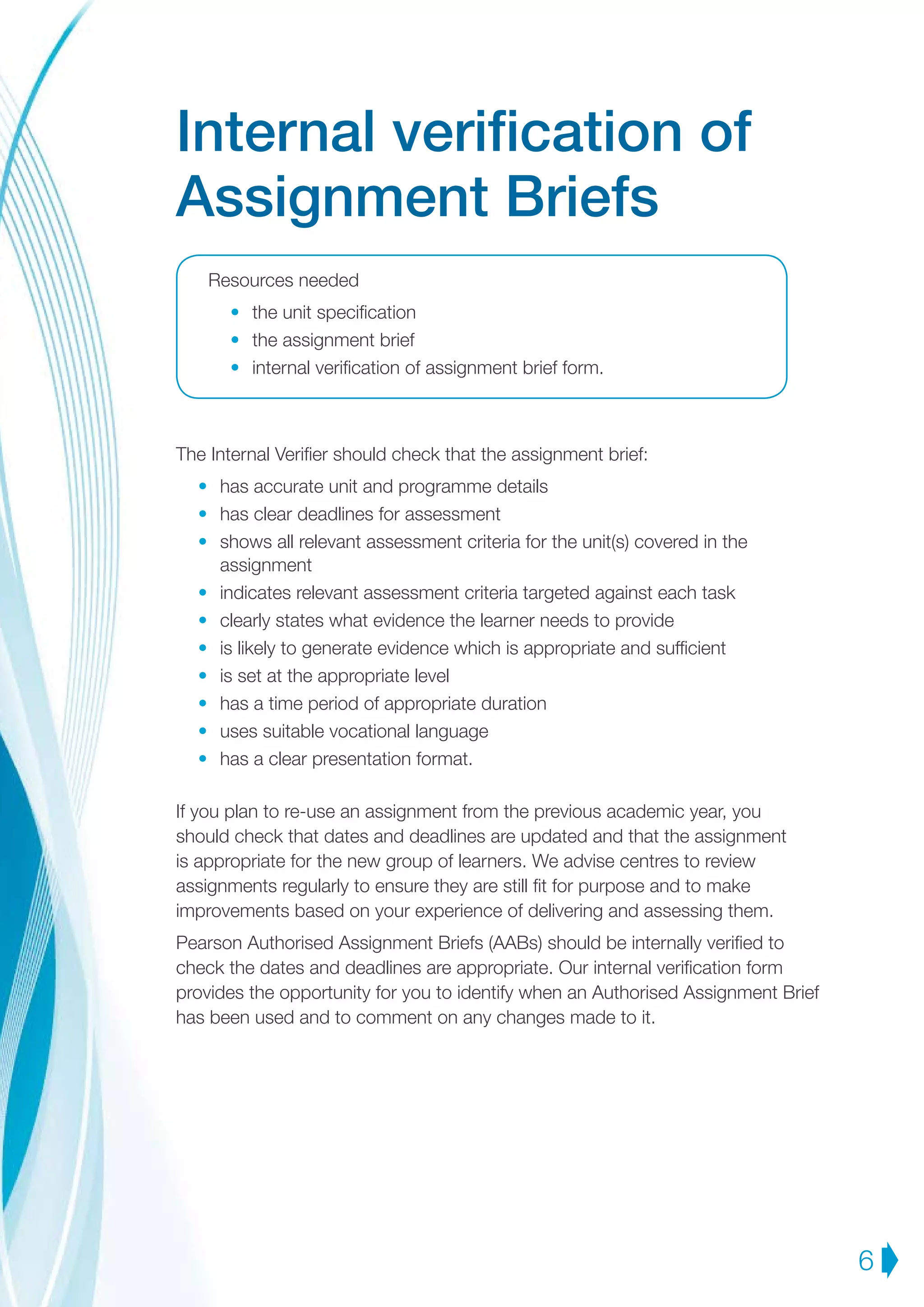 Btec centre guide_to_internal_verification | PDF