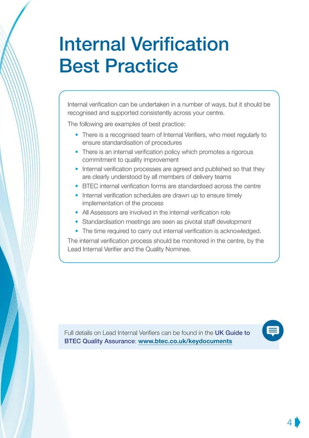 Btec centre guide_to_internal_verification | PDF | Educational Assessment | Education
