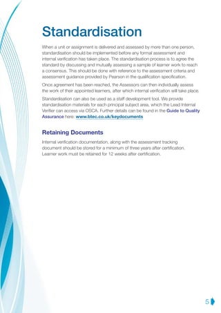 Btec centre guide_to_internal_verification | PDF