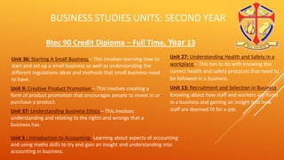 Btec core business and ict | PPTX