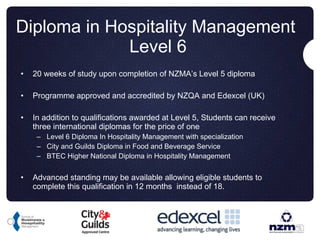 Btec diploma in hospitality presentation 2011 final version | PPT