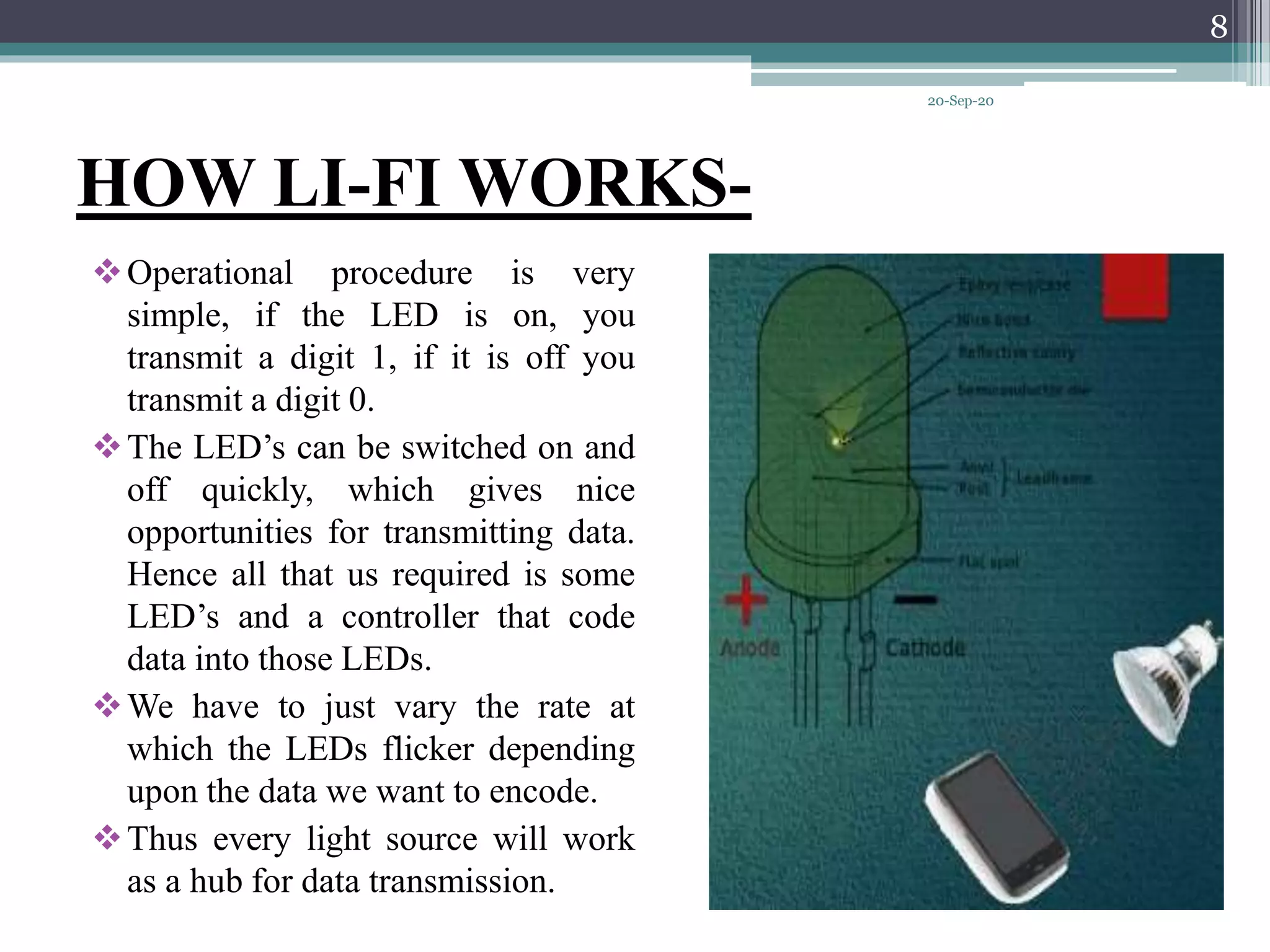 LI-FI TECHNOLOGY ( an emerging technology) | PPT