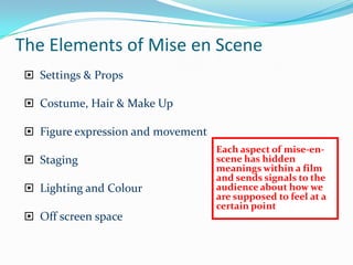 Btec film studies cinematography presentation | PPTX