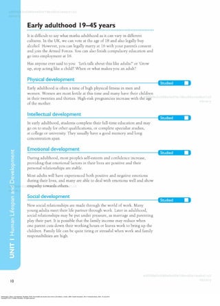 BTEC Unit 1 Exercise book | PDF