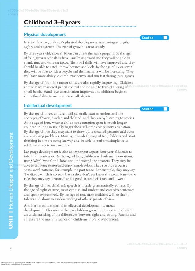 BTEC Unit 1 Exercise book | PDF