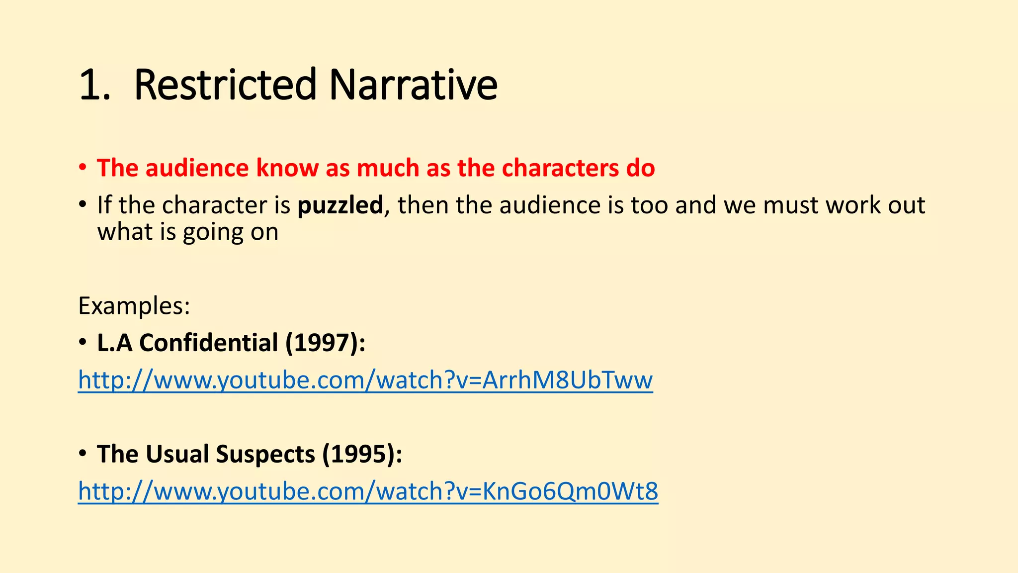 Narrative Structures | PPT