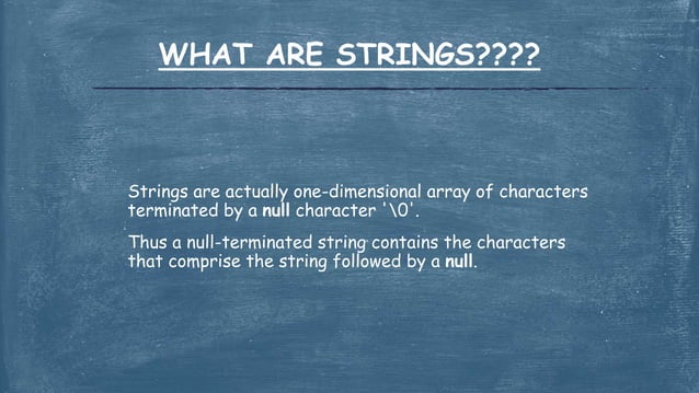 String Library Functions | PPT