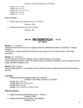 Btech. 1st year_new_syllabus_final__2008_bput_ | PDF
