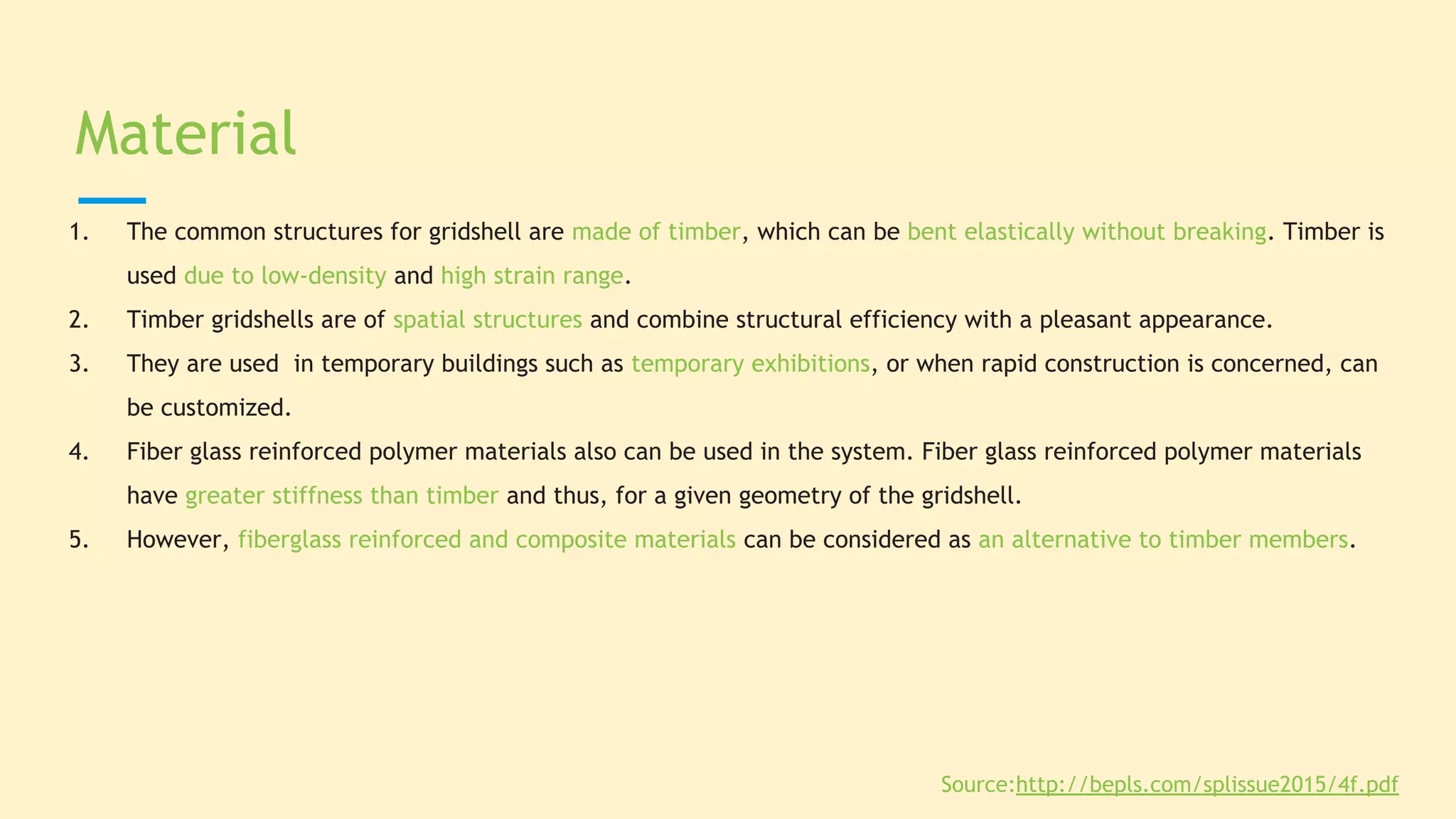 Building Construciton techniques - Grid shells | PDF