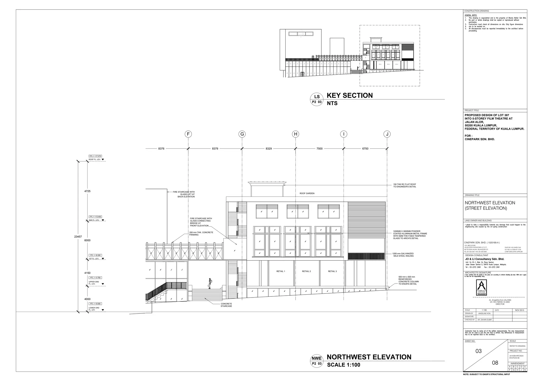 BUILDING TECHNOLOGY 2: Project 2- Working Drawing- Construction Drawing ...