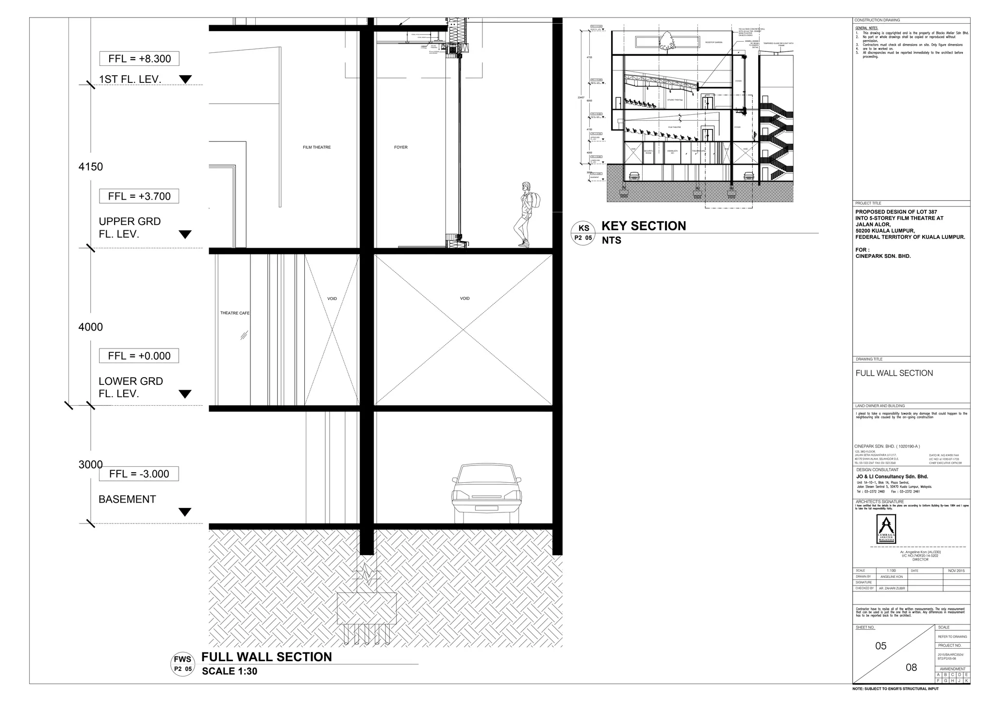 BUILDING TECHNOLOGY 2: Project 2- Working Drawing- Construction Drawing ...
