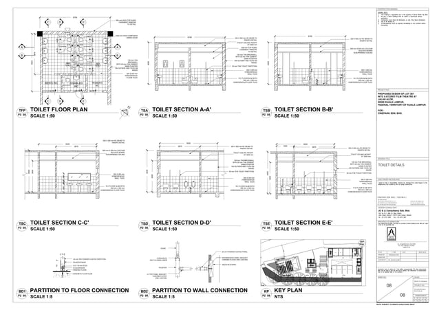 BUILDING TECHNOLOGY 2: Project 2- Working Drawing- Construction Drawing ...