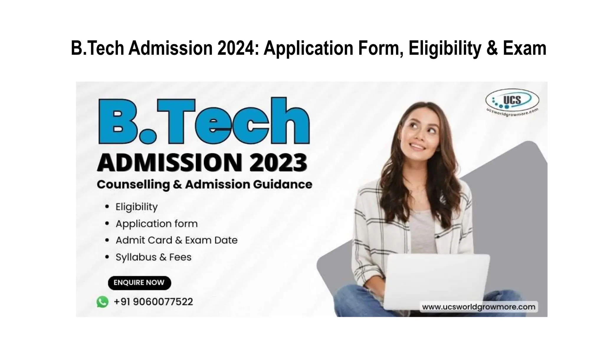 BTech Admission 2024- Eligibility, Application Form, Syllabus & Fees | PPTX