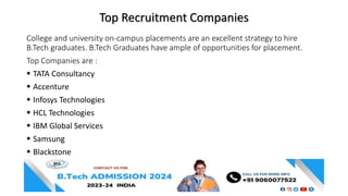 BTech Admission 2024- Eligibility, Application Form, Syllabus & Fees | PPTX