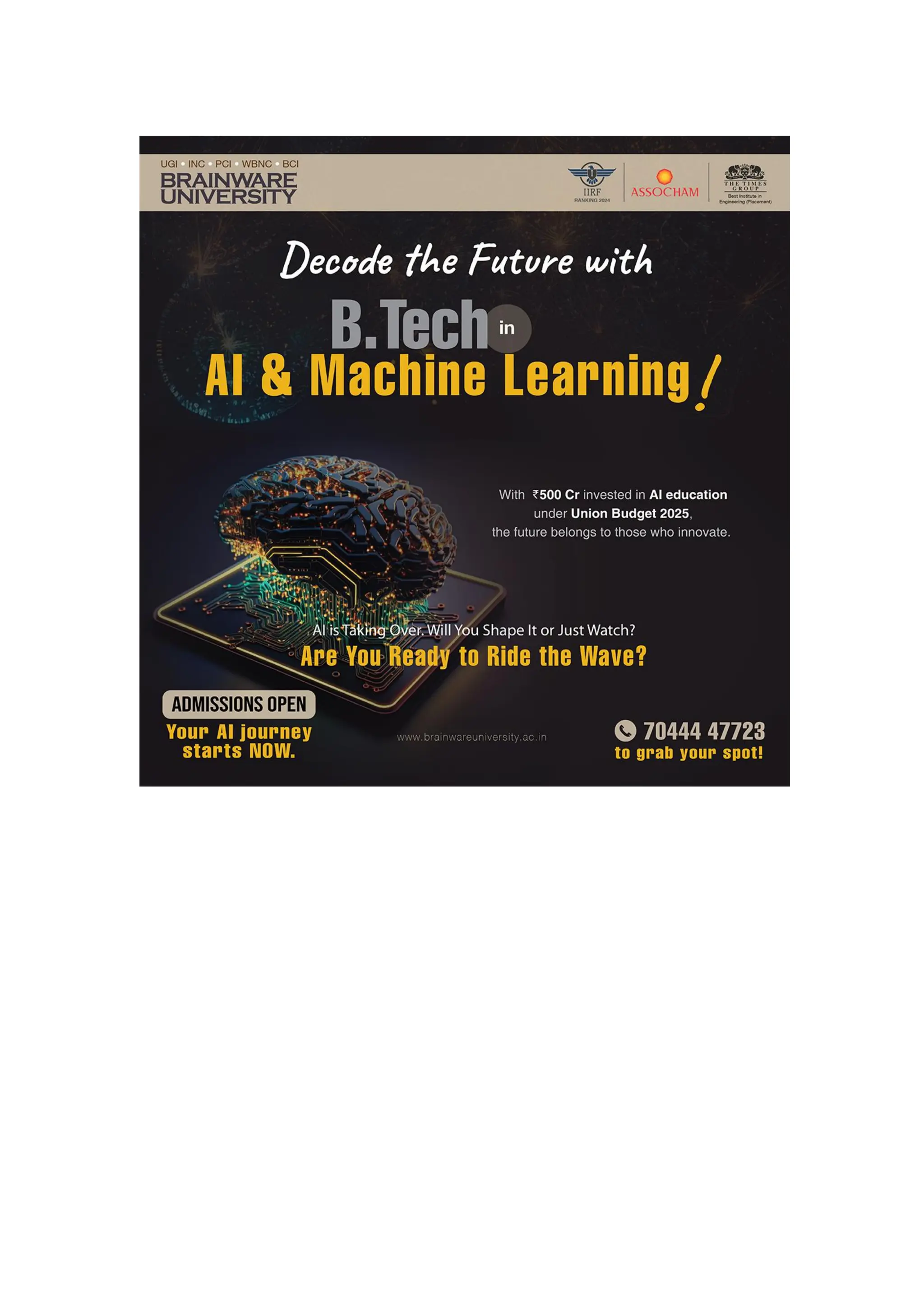 Recent Career Trends in BTech Artificial Intelligence and Machine Learning | PDF