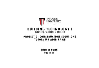 Building Technology | PPT