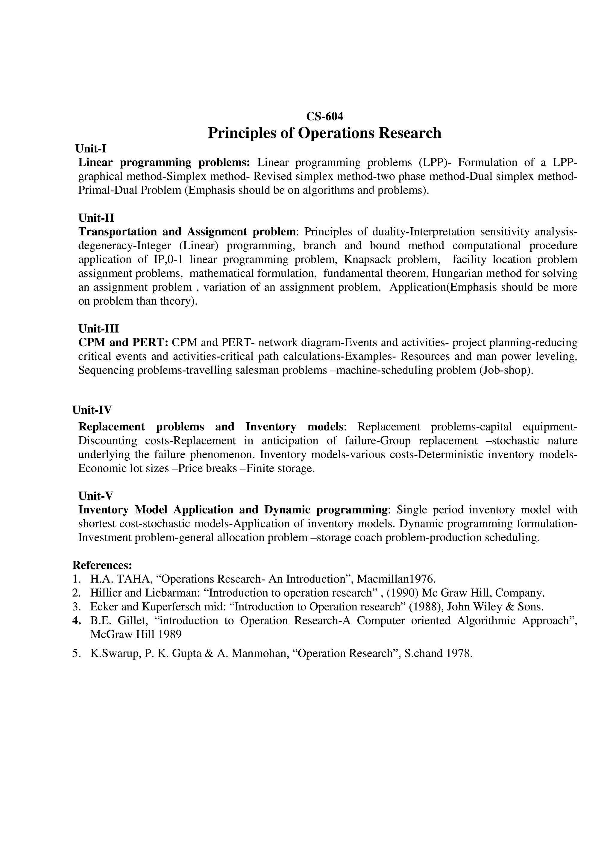 Btech computer science syllabus | PDF