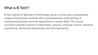 BTech | PDF