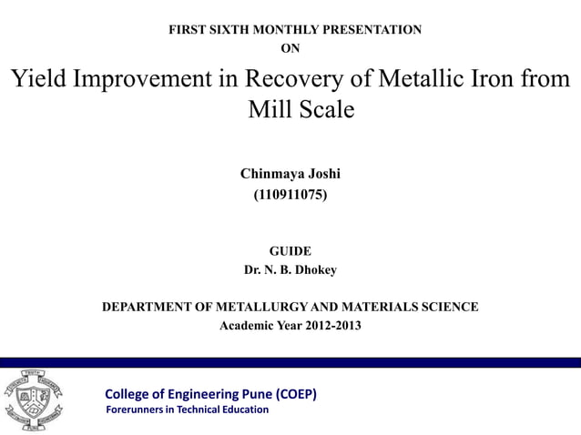 Enhancing the Kinetics of Mill Scale Reduction: An Eco-Friendly ...