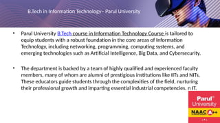 btech in information technology.pptx-paruluniversity | PPTX