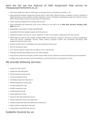 Btec hnd in business | PDF