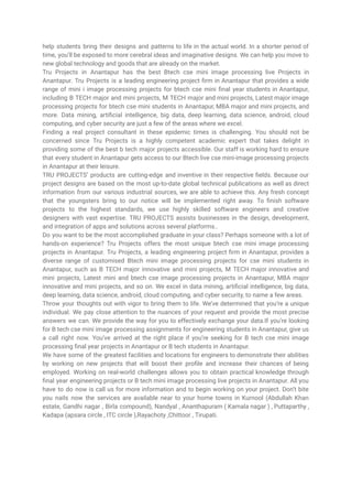 Btech Projects in Anantapur _ Live CSE Mini Cyber Security Projects for ...