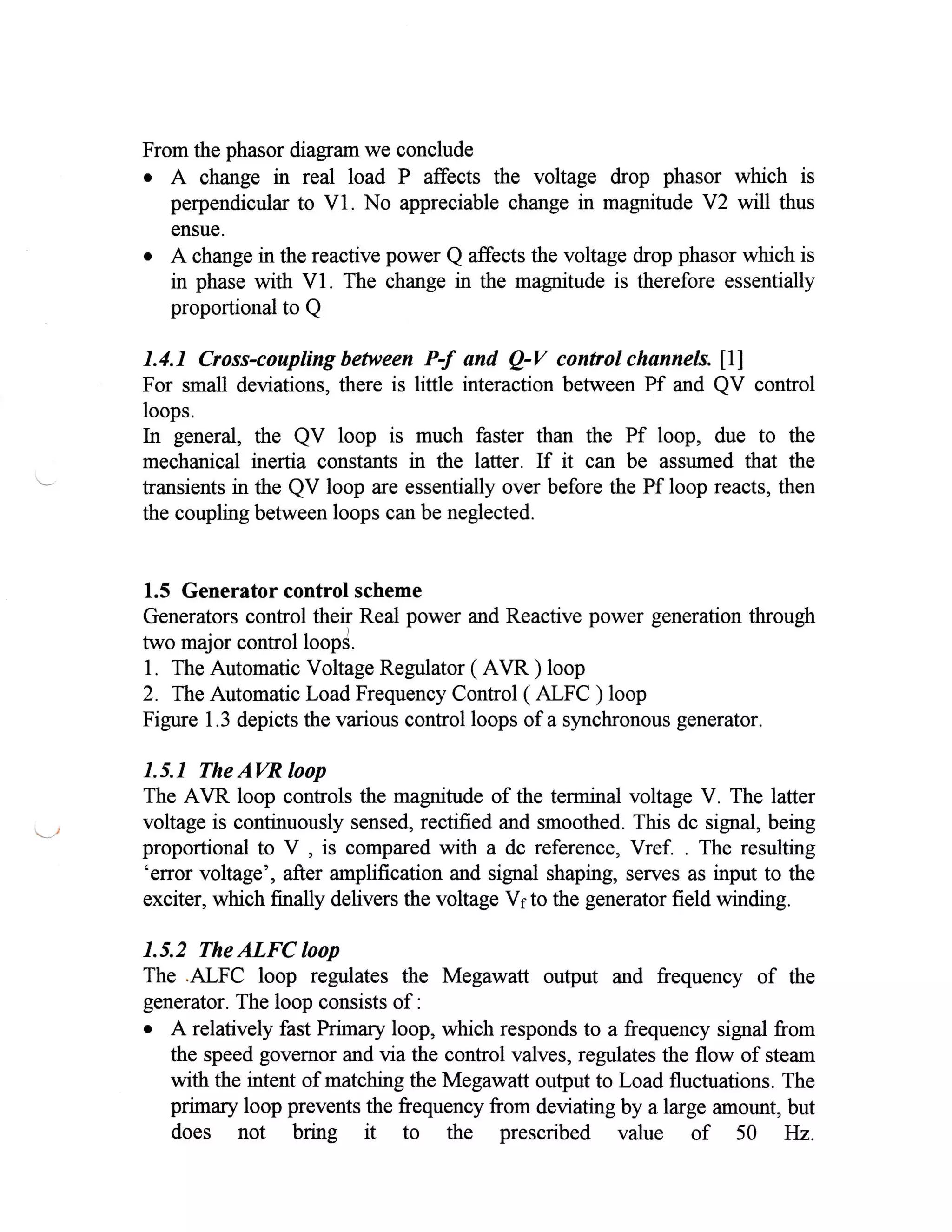 Load / Frequency balancing Control systems study | PDF