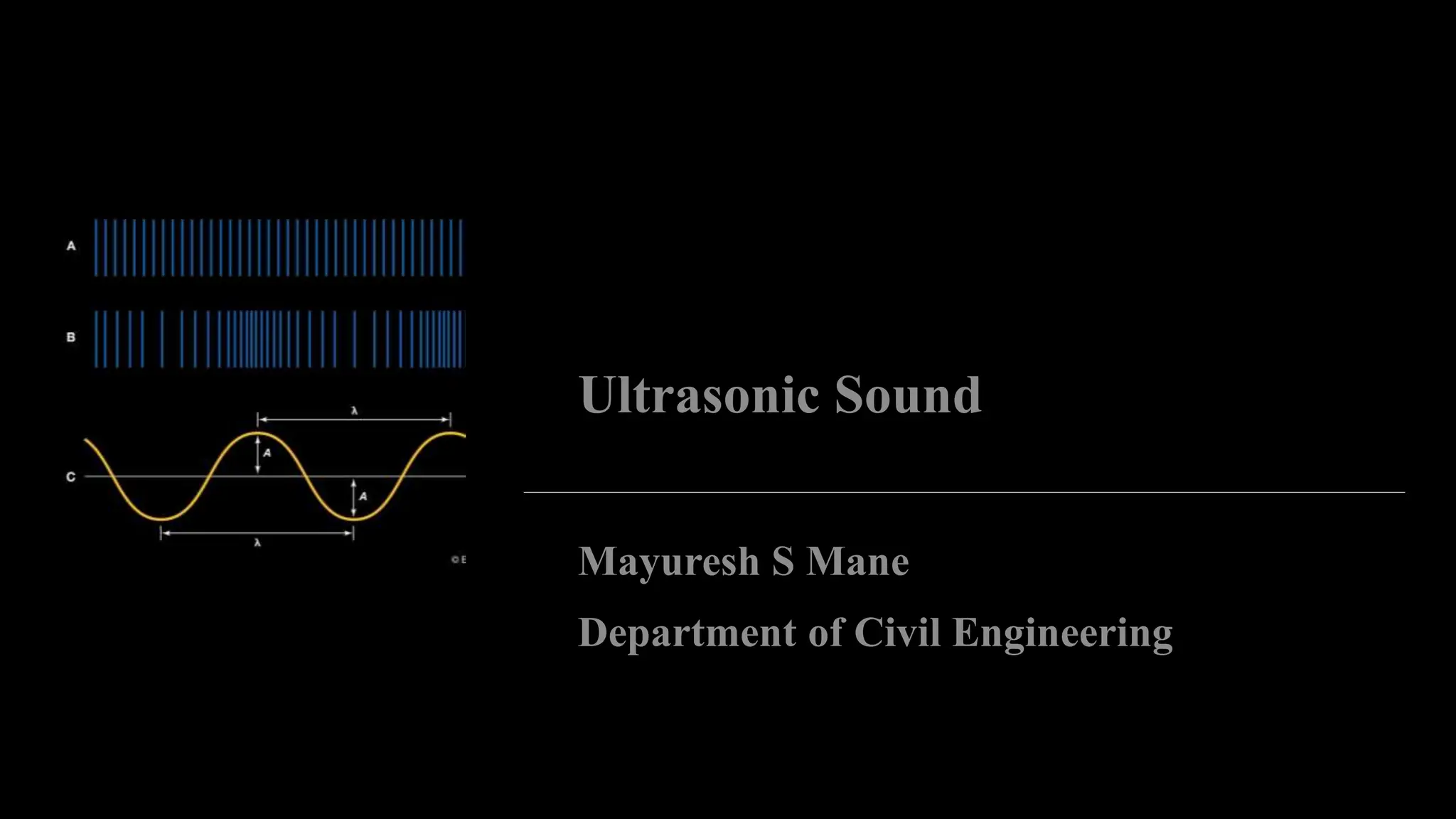 BTech_Unit_I.pptx Ultrasonic sound ppt for students | PPTX