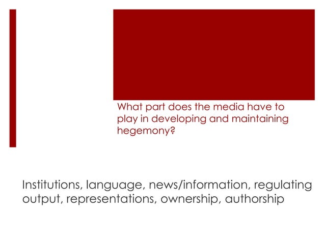 Ideology in the Media | PPTX