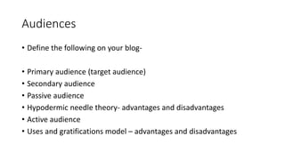 Btec level 2 review and audiences 21 11 15 | PPTX