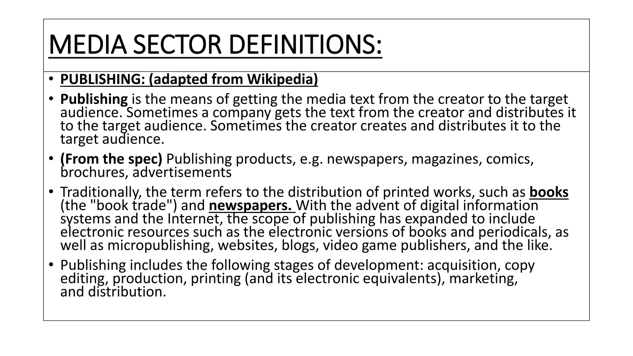 Btec level 2 tech award in creative media component 1 lesson 1 | PPTX ...