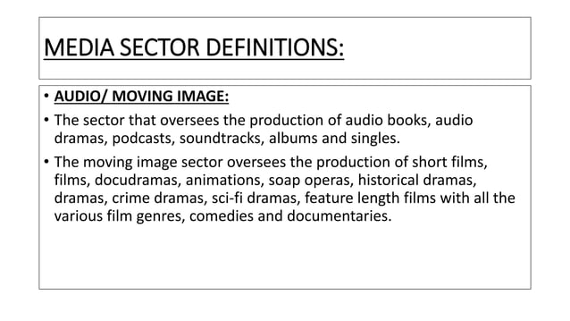 Btec level 2 tech award in creative media component 1 lesson 1 | PPTX ...