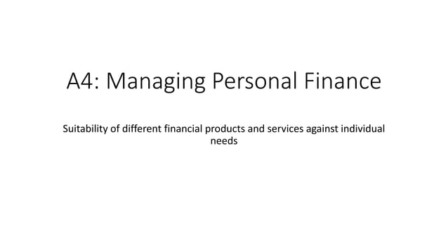 BTEC Level 3 Personal and Business Finance.pptx | Business Accounting ...