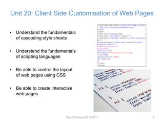 Btec level 3 sd web delivery plan | PPT
