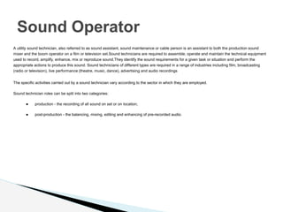 Btec media job roles | PPT