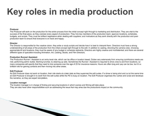 Btec media job roles | PPT