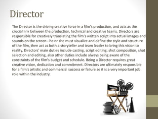 Btec media job roles | PPTX