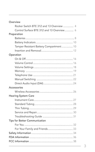 Bte operations manual | PDF