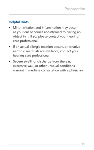 BTE (Behind-the-ear) hearing aid operations manual | PDF
