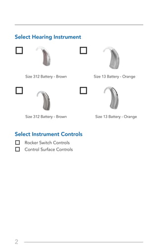 BTE (Behind-the-ear) hearing aid operations manual | PDF